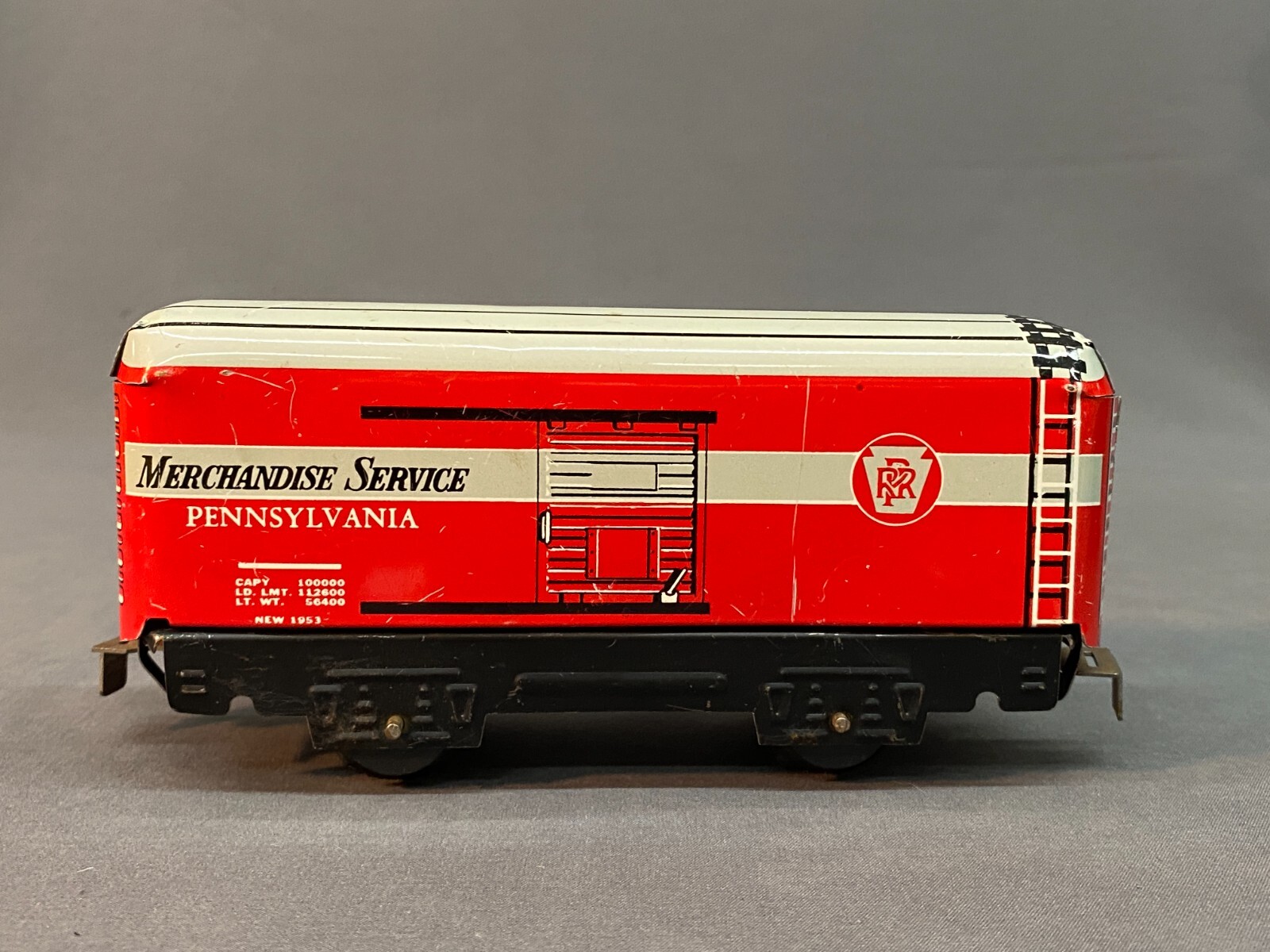 3 Vintage Marx Tin Train Cars Caboose Car NYC 20102, Lehigh Valley ...