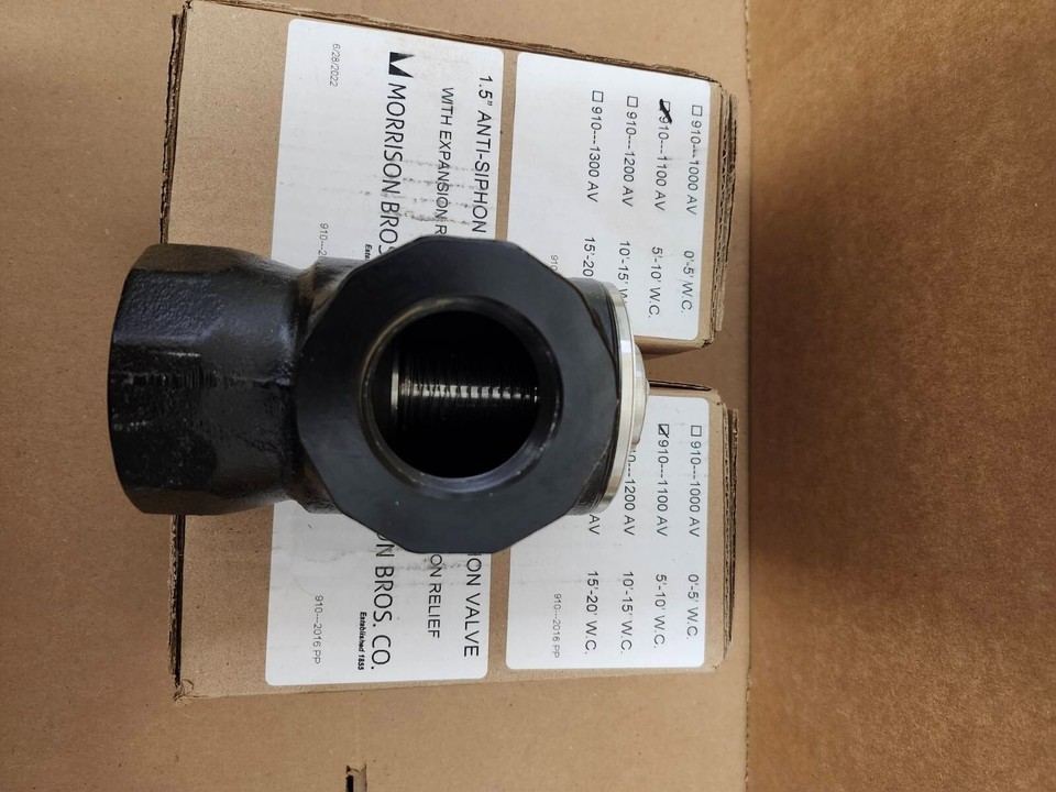 Morrison Bros 910-1100AV Anti-Syphon Valve (3) | eBay