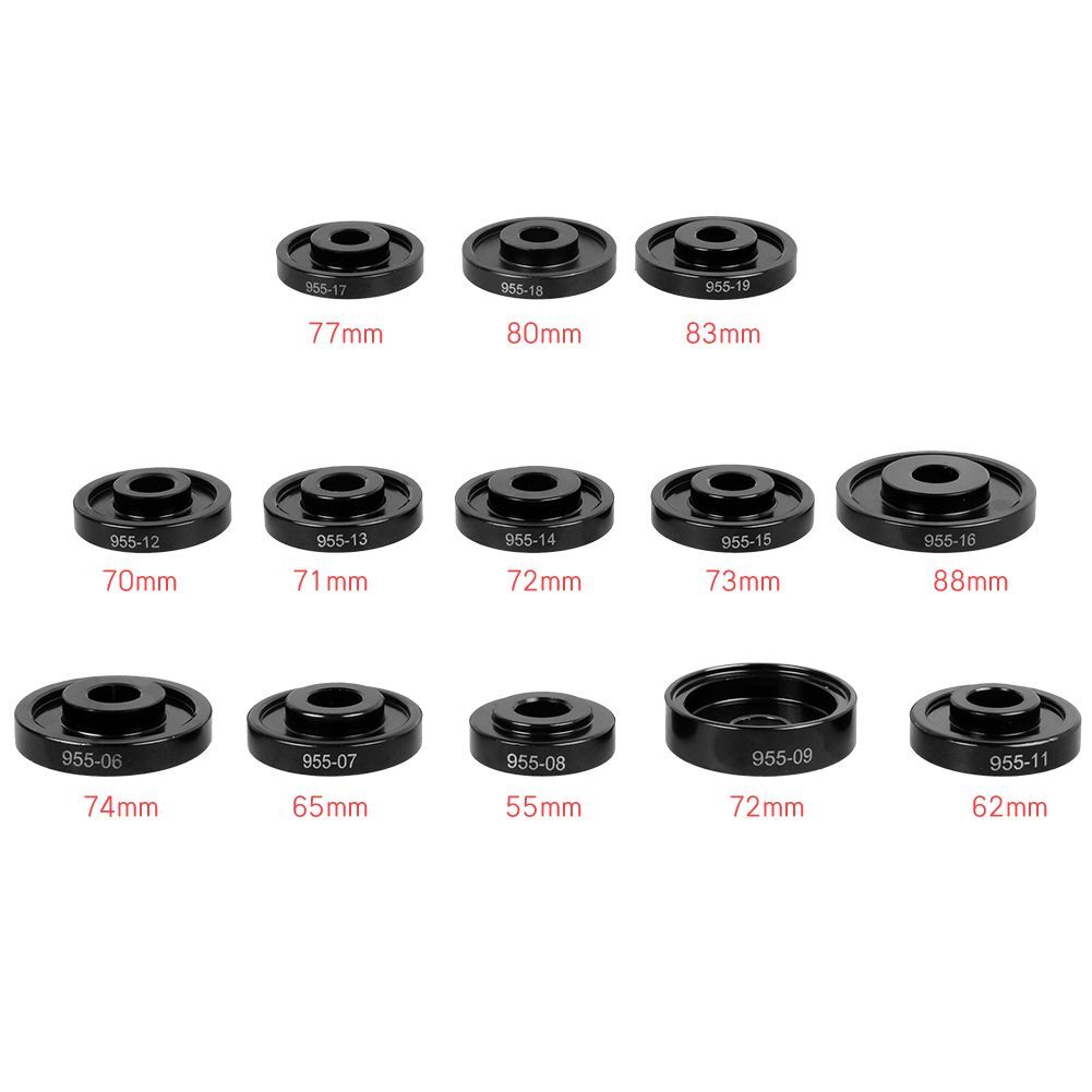 23x Front Wheel Driver Push Disc Tool Set Bush Bearing Press Remover ...