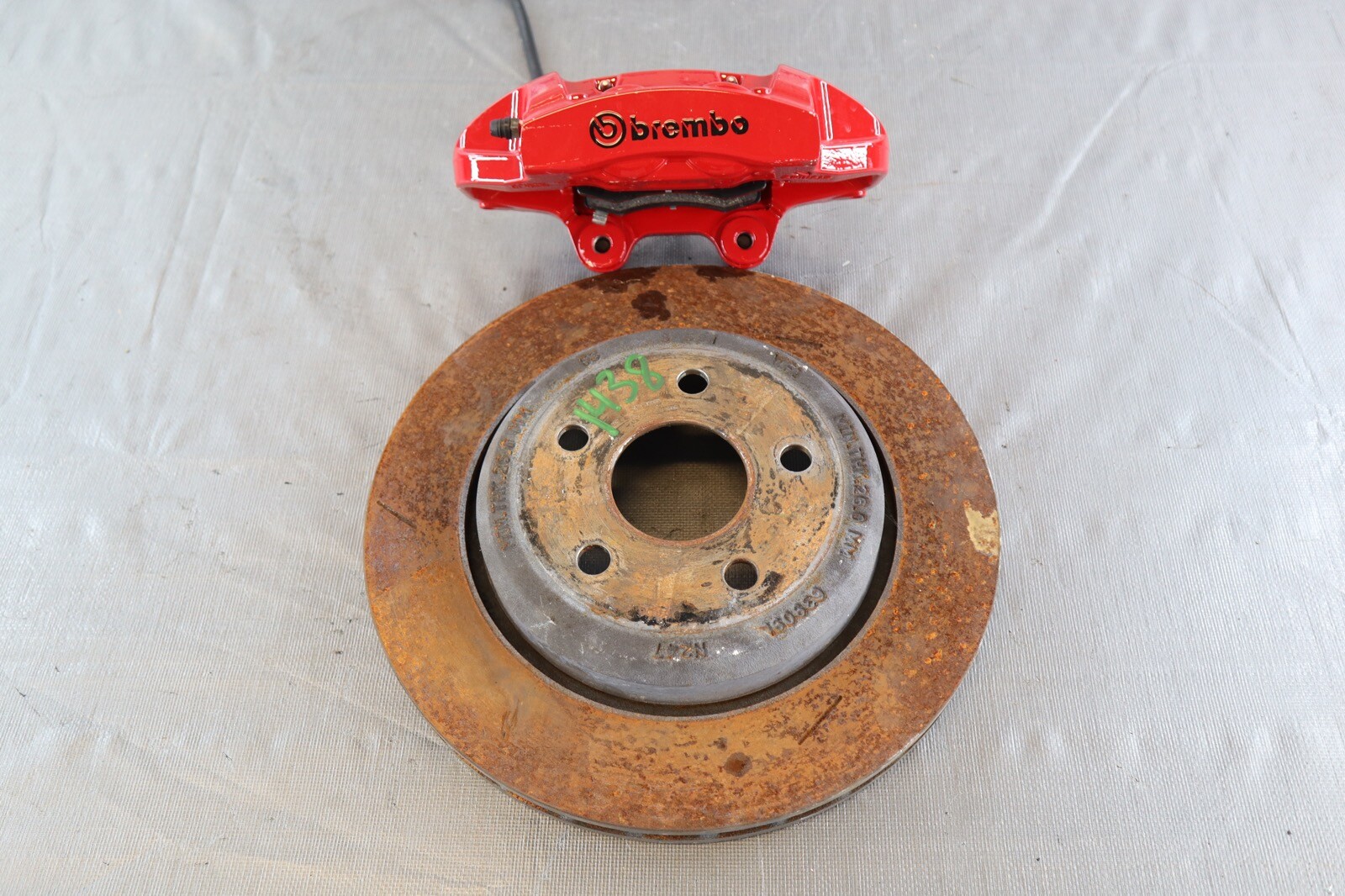2020 JEEP GRAND CHEROKEE TRACKHAWK OEM BREMBO BRAKE CALIPER & ROTOR ...