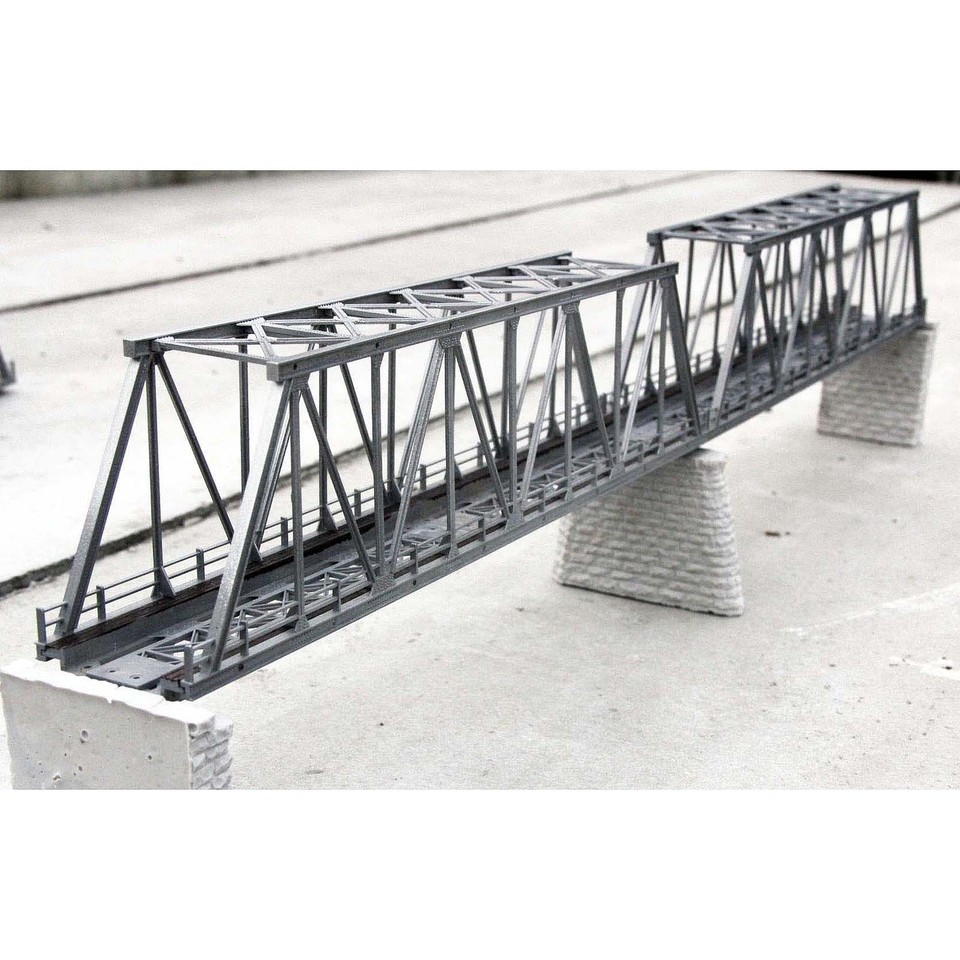 Evemodel HO Scale Model Truss Bridge Kit for Model Track Model Trains ...