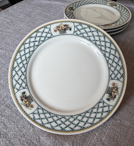 Vintage Bountiful 7.5” Dinner Plate Rego Japan E454-58 0 Lattice ...