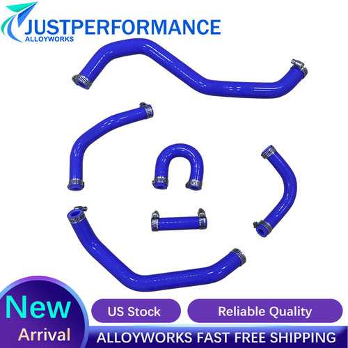 Silicone Low Pressure Fuel Line Clamp Kits Fit 06-2010 2500 3500 6.6L ...