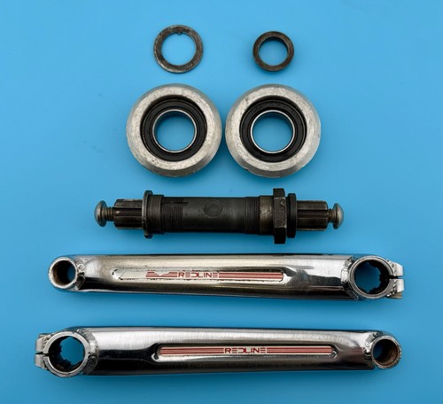 Redline 401's 180 Single Pinch Full Wrap Flight Crank Set Vintage BMX ...