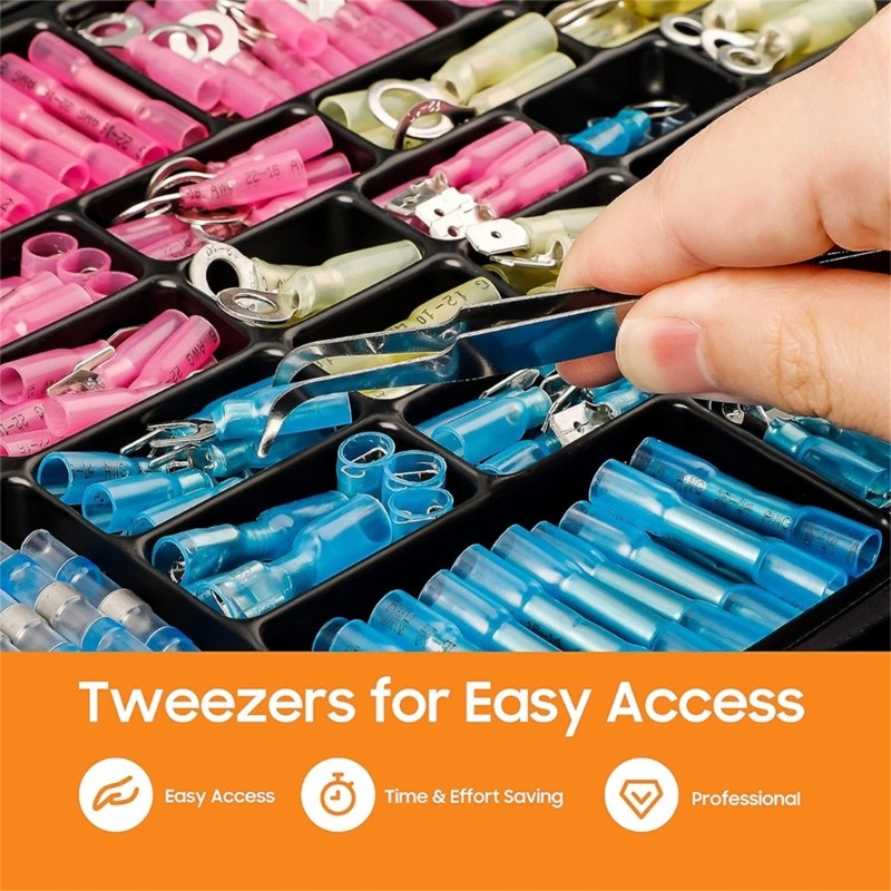 Multifunction 1500pcs Heat Shrink Spades Terminals set for Various ...