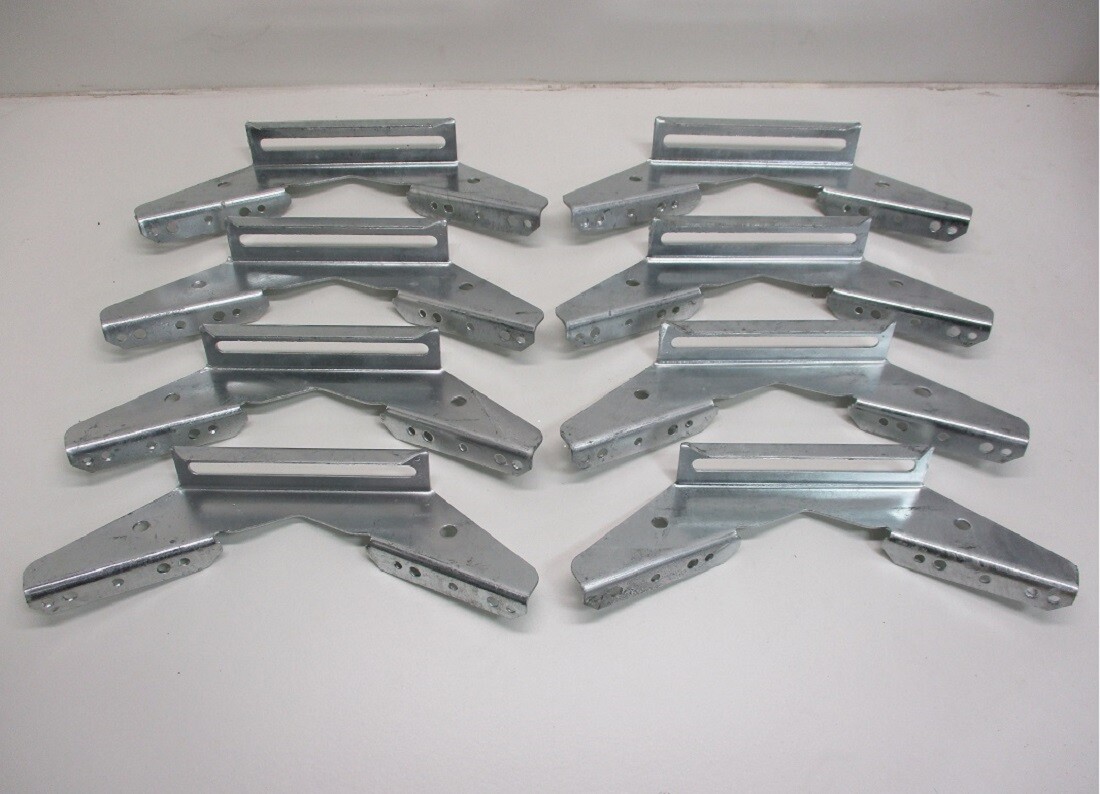 (8) Pontoon Wing Brackets Bunk Bolster Boat Pontoon Trailer V Wing ...