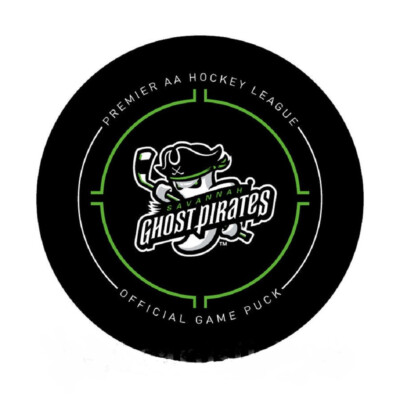 GAME PUCK - ECHL SAVANNAH GHOST PIRATES 2022-2023 OFFICIAL - #DRm#5L ...