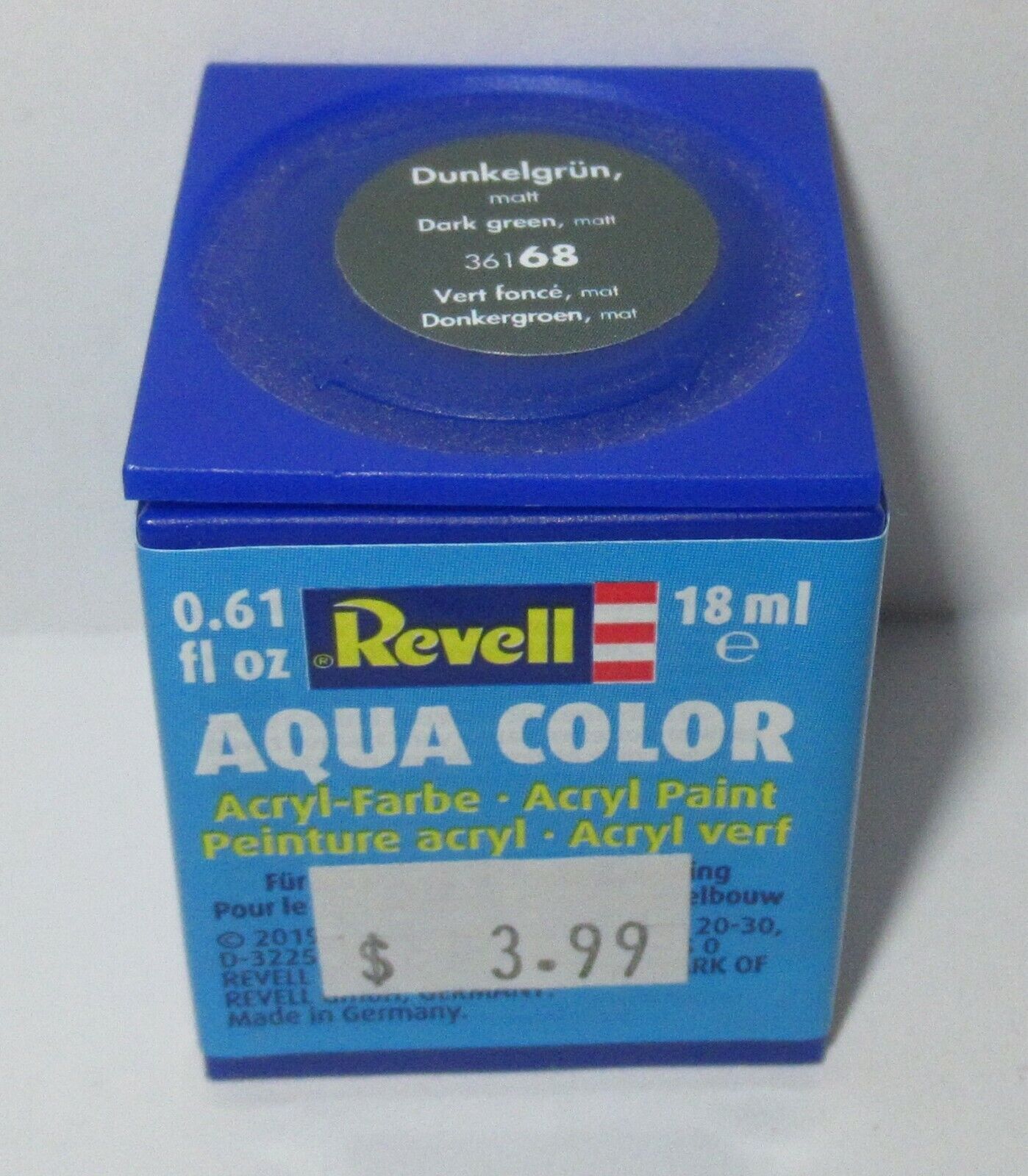 Revell Aqua Color Acrylic Paint (18ml) Matt Dark Green 68 #36168 NEW | eBay