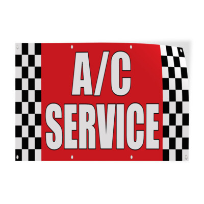 Decal Stickers A C Service Auto Body Shop Car Repair A Vinyl Store Sign ...