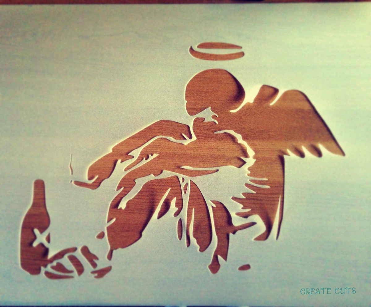 Fallen Angel Stencil