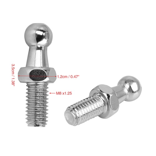 Universal 10mm M8 Gas Strut Ball Stud for Gas Spring Lift Support Pack ...