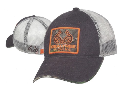 REALTREE FISHING MESH Back Hat w/ Xtra Green Camo Patch w/ Embroidered ...