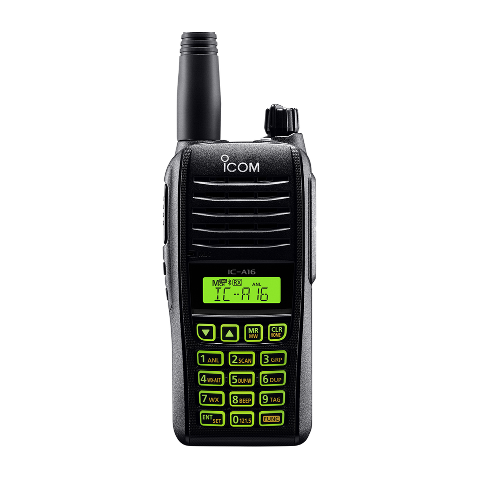 Icom A16 VHF Aviation Air Band Handheld Transceiver IC-A16 | eBay