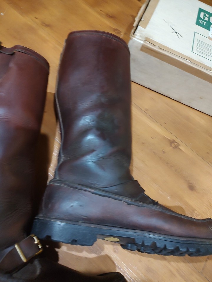 VTG USA made GOKEY Botte Savage Snake Proof Boots With Original Box ...