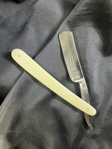 6/8 GEORGE BUTLER & CO SHEFFIELD ENGLAND SHAKESPEARE STRAIGHT RAZOR | eBay