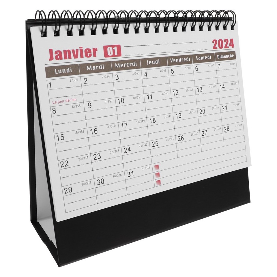 Household Calendar Daily Use Standing Calendar Decorative Monthly ...