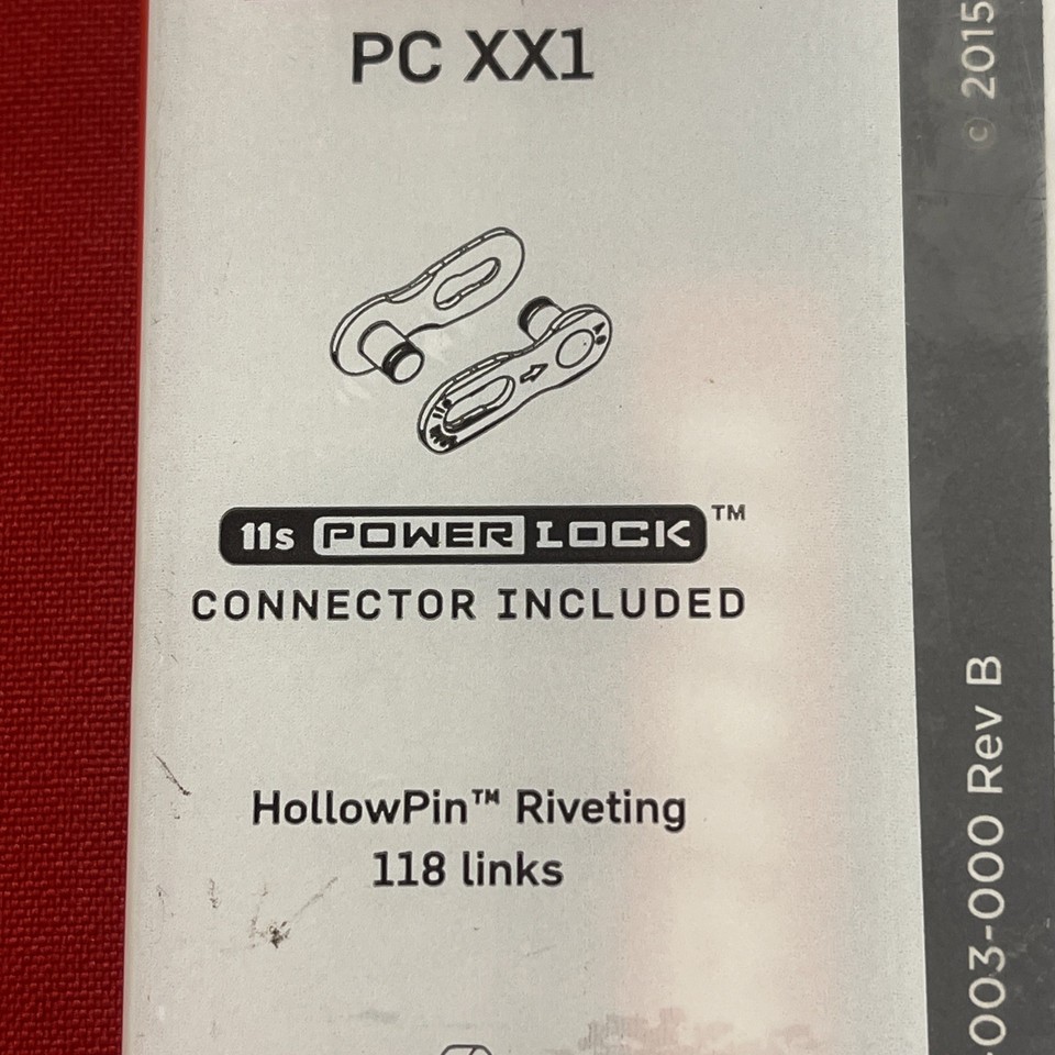 SRAM PC XX1 11 Speed Chain, HollowPin Riveting 118 Links, Connector ...