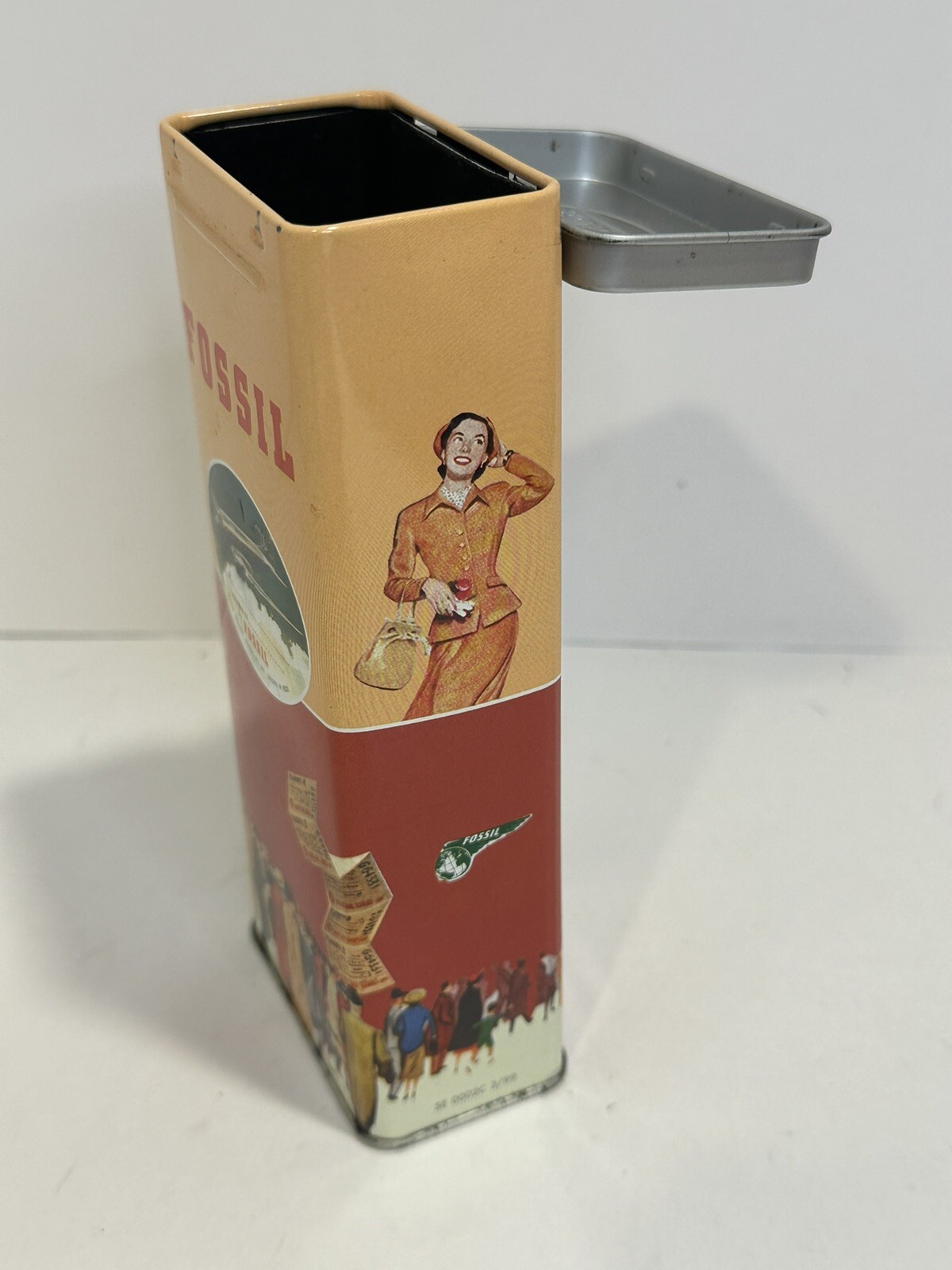 Fossil Glasses Case Tin Box Vintage 2000 Genuine Original Classic | eBay