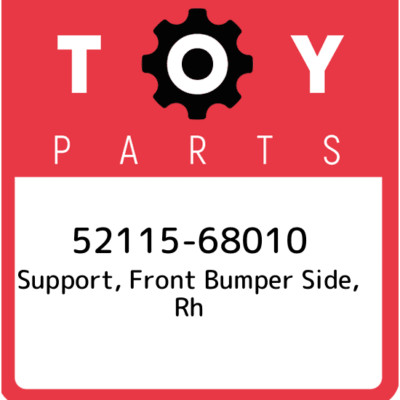52115-68010 Toyota Support, front bumper side, rh 5211568010, New ...