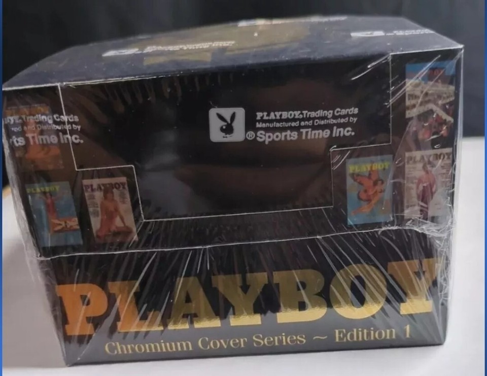 Playboy Chromium Cover Cards Edition 1 Factory Sealed Box LOOK FOR ...