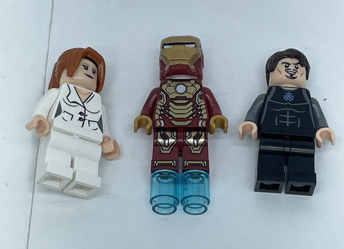 Lego Tony Stark Pepper Potts Ironman MK 42 Genuine Minifigure Marvel ...