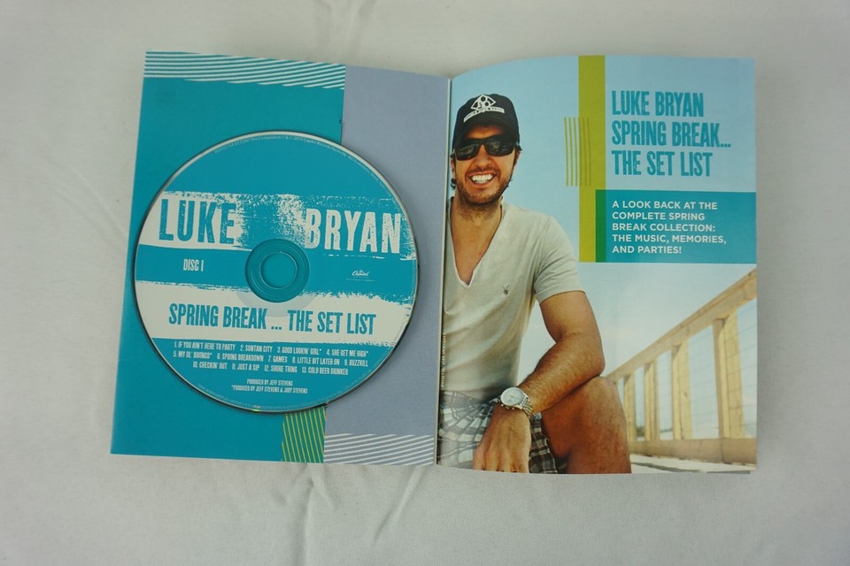 Luke Bryan Spring Break The Set List Spring Break Collection Zinepak CD ...