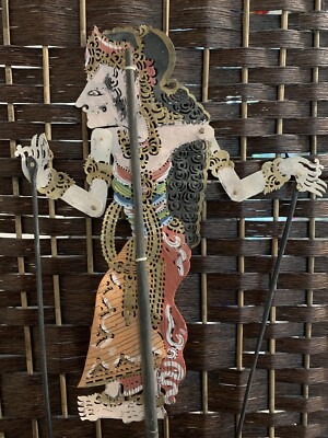 Indonesian Leather Stick Puppet Shadow Wayang Kulit Golek | eBay