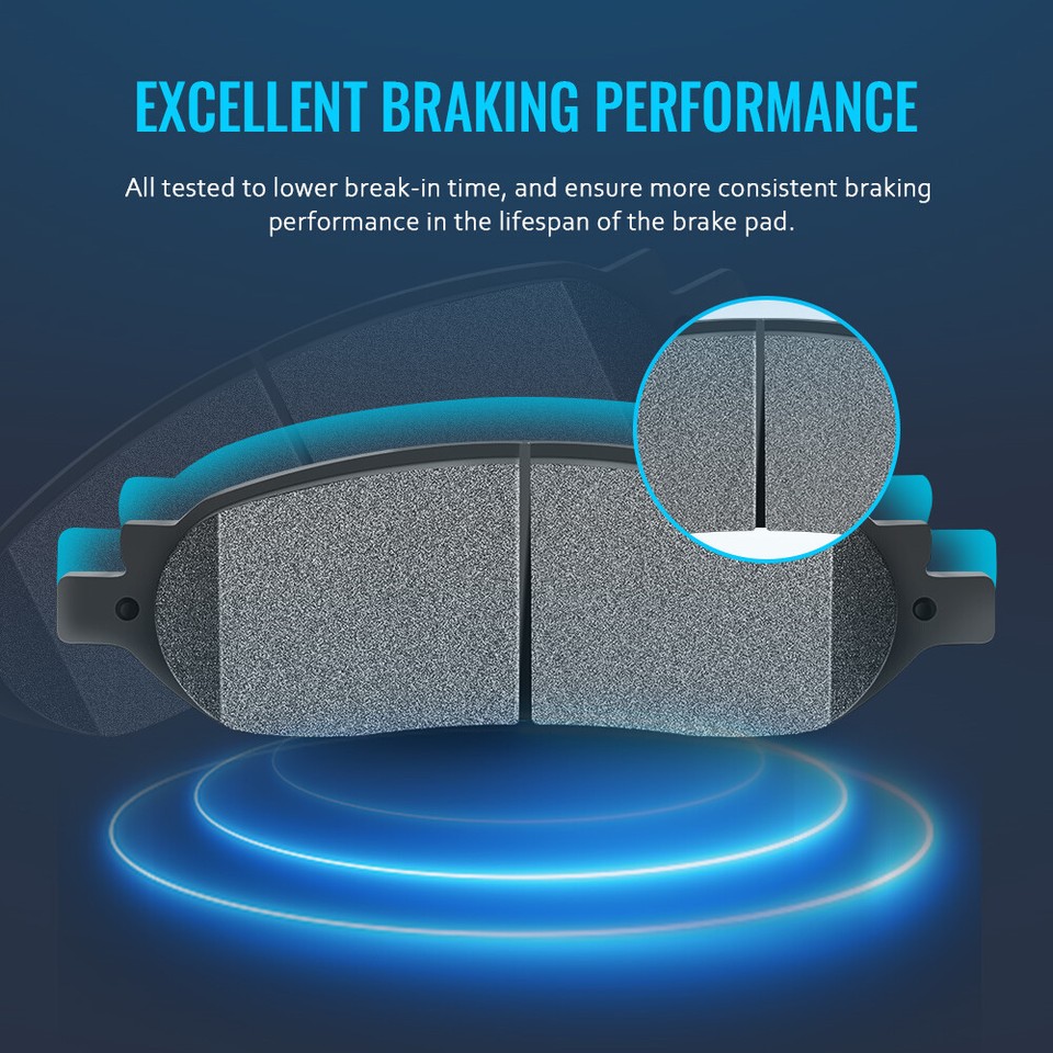 Front & Rear Brake Rotors + Ceramic Pads For Lexus CT200h Toyota Prius ...