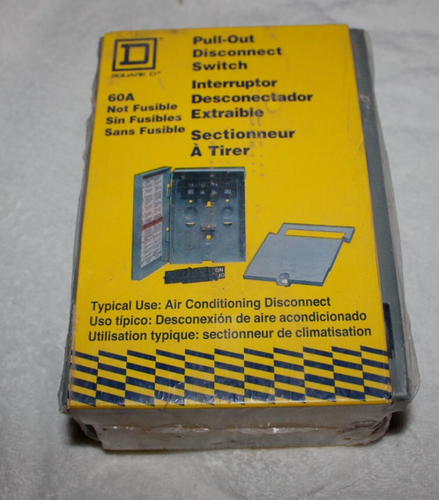 *NEW* New 60 Amp Schneider Square D UFP222R Disconnect Switch 240v For ...