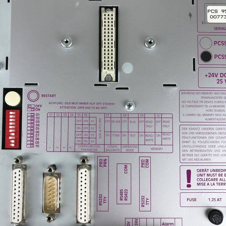 Lauer PCS 950c topline midi PG 95C.201.0 081096 Bedienterminal | eBay