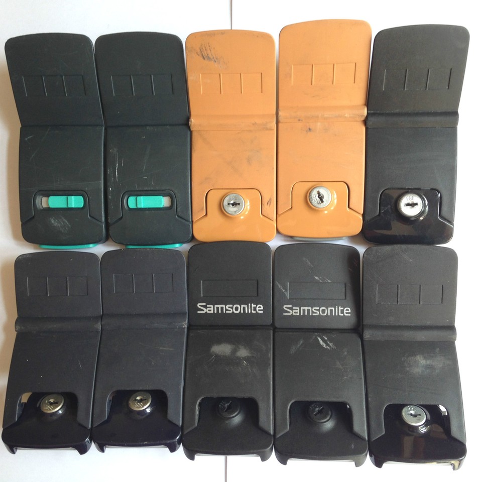 SAMSONITE epsilon LATCH replacement SPARE part L&R suitcase SIDE tamper ...