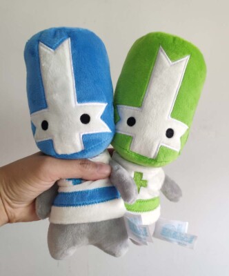 2pcs Castle Crashers blue green Knight stuffed plush toy new 20cm | eBay