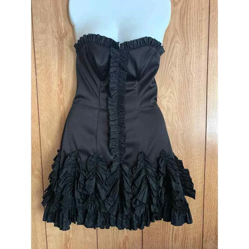 Niki Livas Strapless Dress