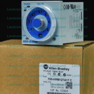 New Allen Bradley 700-HRM12TA17 On-Delay Timing Relay 100-240VAC 100 ...