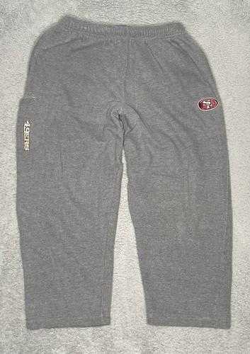 NFL Team Apparel San Francisco 49ers Gray Baggy Loose Sweatpants Mens ...