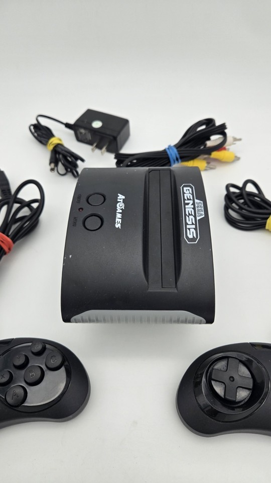 AtGames Sega Genesis Classic Mini Game Console w/ 80 Built-In Games ...