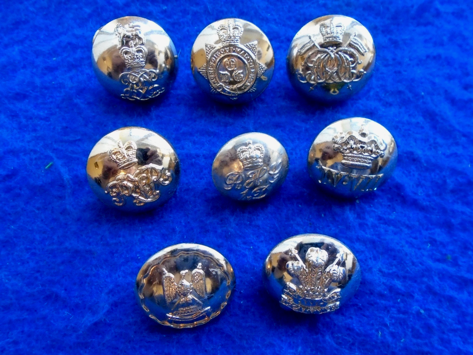 JOB LOT MIXED BRITISH MILITARY ANODISED STAYBRITE GOLD BUTTONS | eBay UK