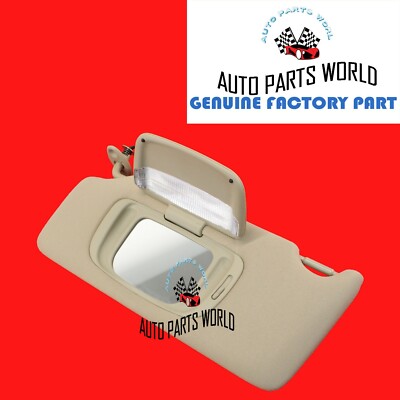 GENUINE LEXUS RX330 RX350 RX400h LH DRIVER SIDE IVORY SUN VISOR 74320 ...