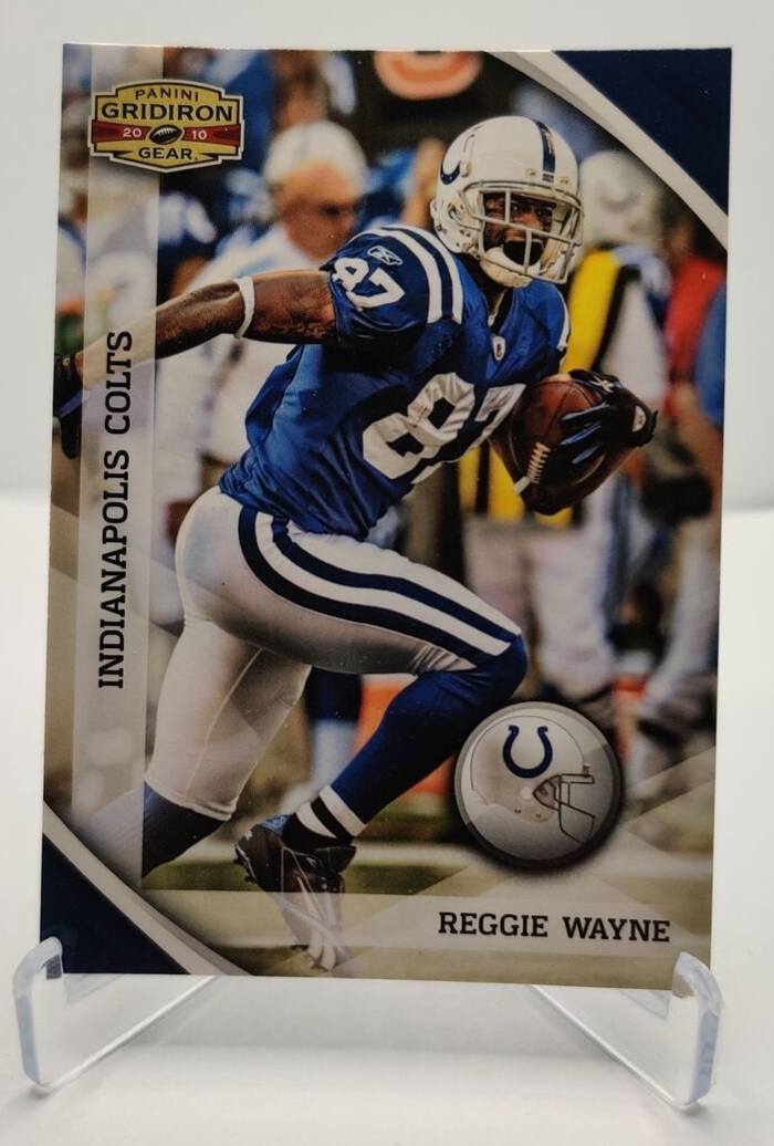 2010 Panini Gridiron Gear Reggie Wayne #64 Indianapolis Colts football ...