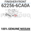 622566CA0A Genuine Nissan FINISHER-FRONT 62256-6CA0A | eBay