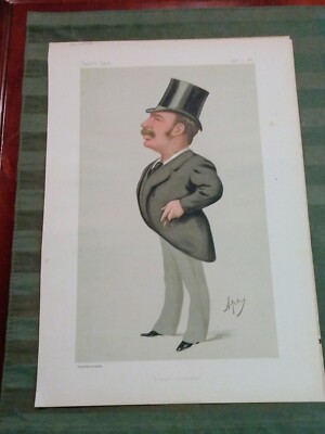 Vanity Fair Print Lord Headley, Men of the Day No. 222, April 3, 1880 ...