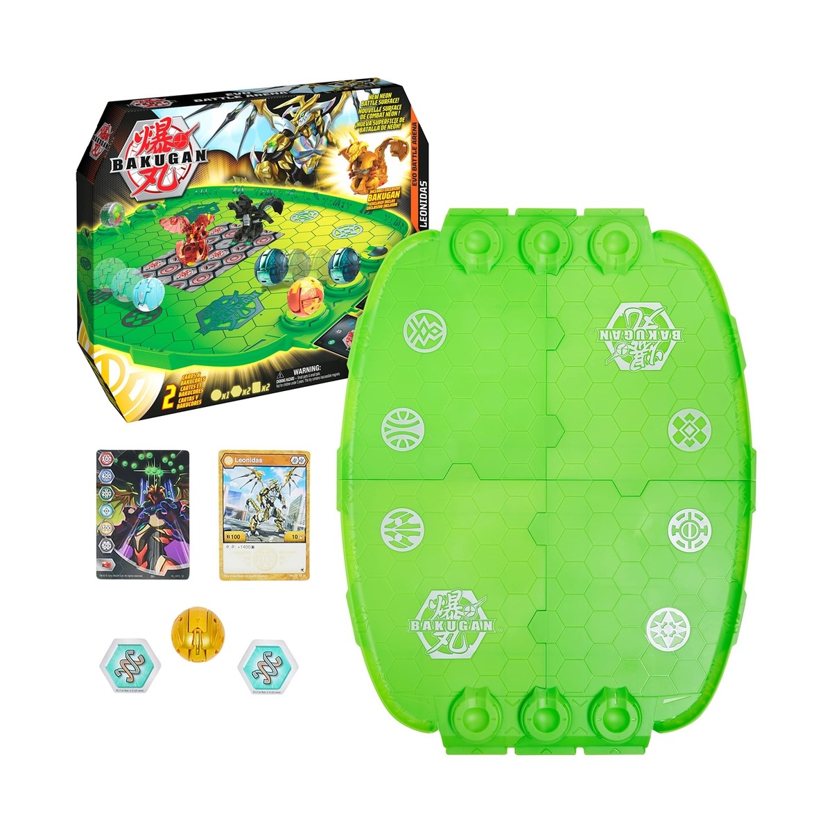 Leonidas Bakugan Evolution Bakugan Evo Battle Arena With Exclusive