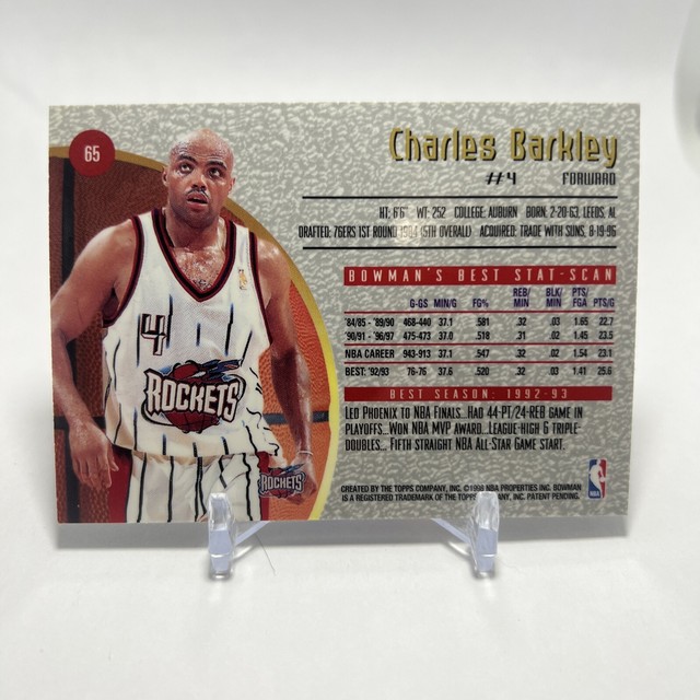 1997-98 Bowman's Best - #65 Charles Barkley for sale online | eBay