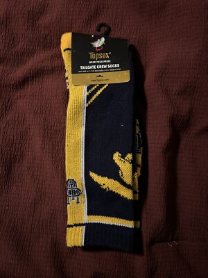 Topsox UC Irvine Anteaters NCAA Crew Socks Fan Gear Blue Yellow | eBay