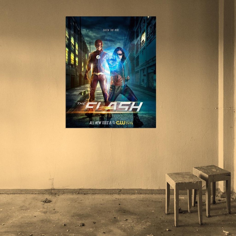 58013 The Flash 2017 US TV Series Show Season Wall Decor Print Poster ...