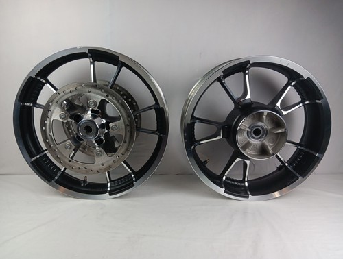 HARLEY DAVIDSON 09-24 TOURING ENFORCER II FR/RR RIMS 19x3.5/18x5 W ...