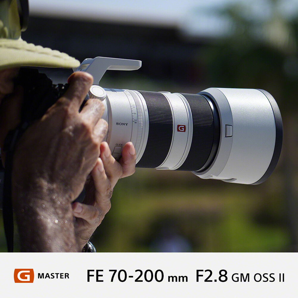 Sony FE 70-200mm F2.8 GM OSS II G Master Zoom E-Mount Lens + 128GB ...