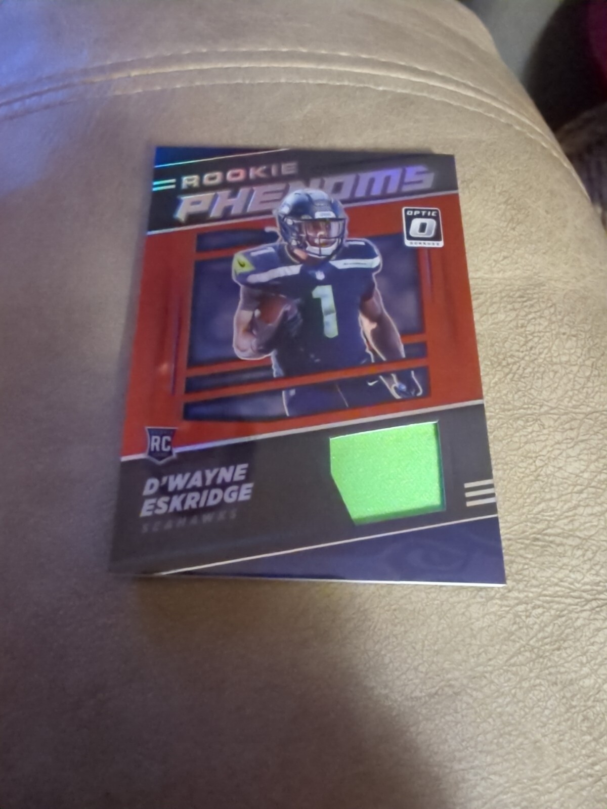 RP-19 Dwayne Eskridge RC Patch 2021 Panini Donruss Optic Rookie Phenoms ...