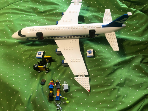 Lego 7893 passenger airplane City complete less manual and some ...