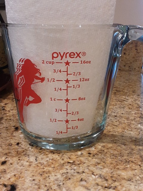 Pyrex Wonder Woman Measuring Cup Glass 2-Cup Glass for sale online | eBay
